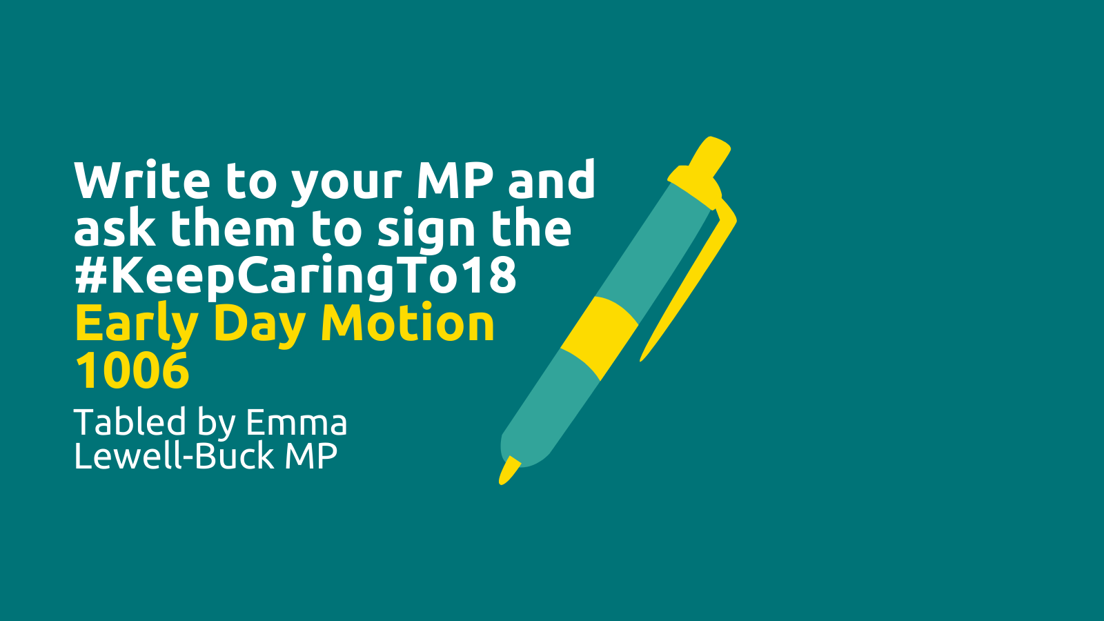 Ask Your Mp To Keepcaringto18 Together Trust